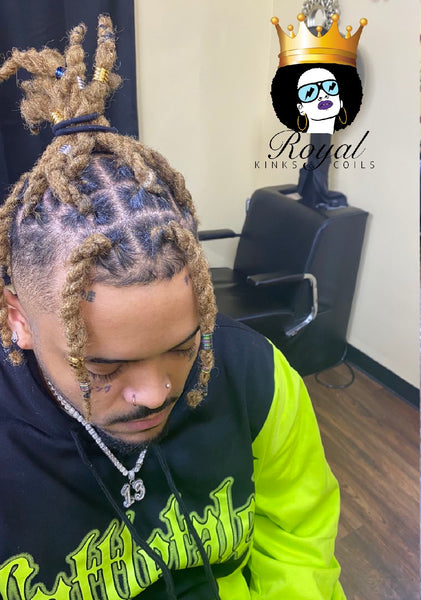6 Inch Afro Kinky Dreadlock Extensions – Royal Kinks N Coils